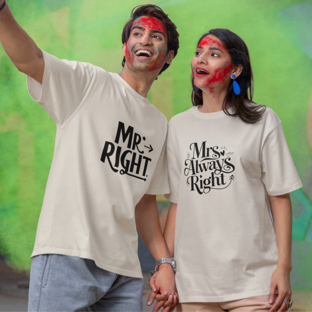 Mr. & Mrs. Right Tee